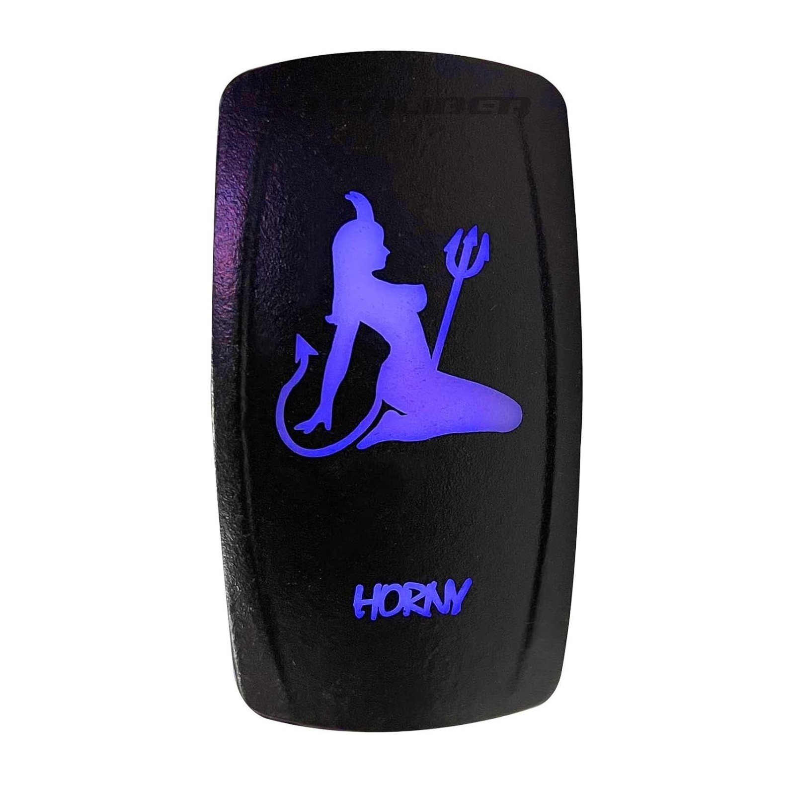 50 Caliber Racing Illuminated rocker switch orange head lights rocker ...