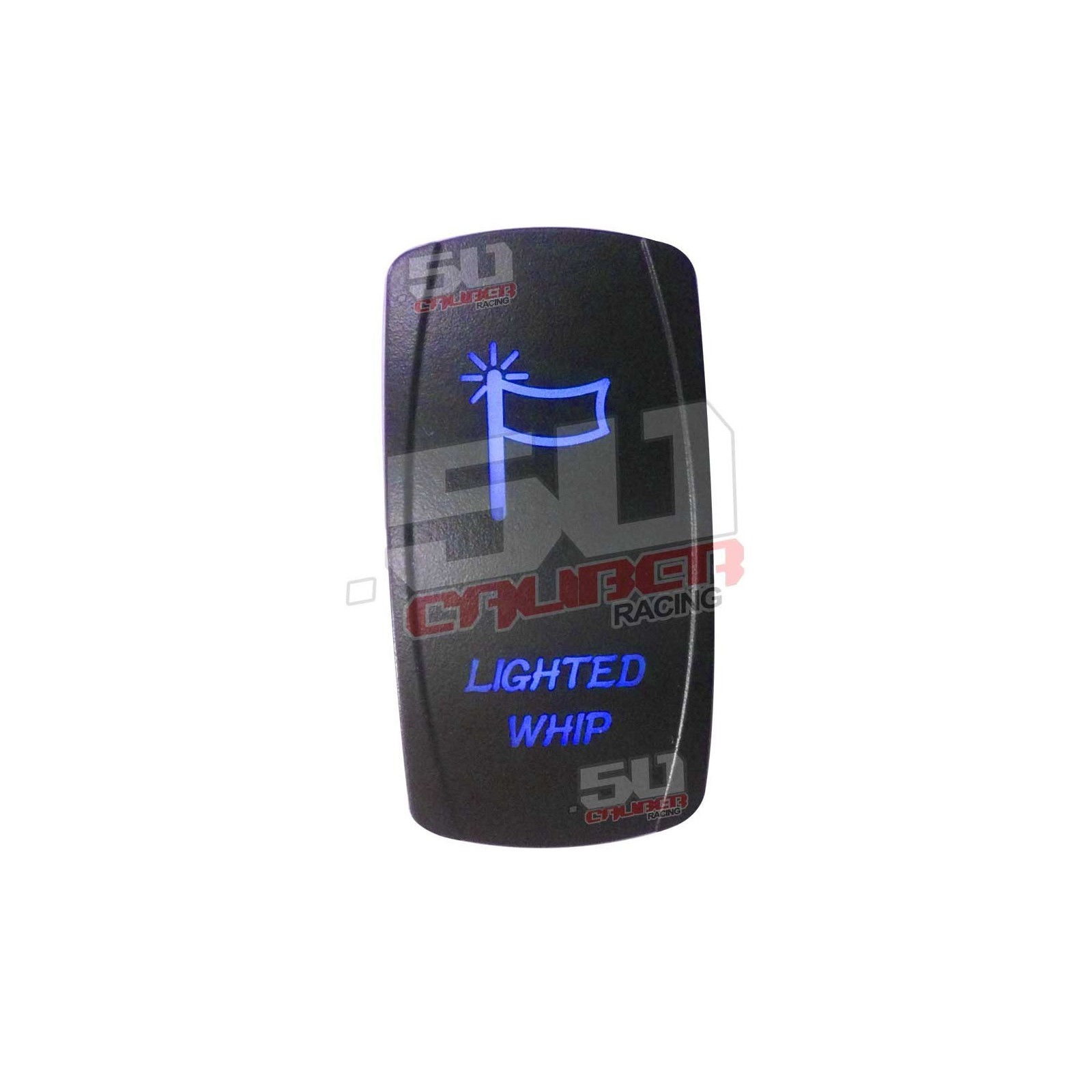 Dual LED 3 pin Illuminated 50 Caliber Racing On/Off Rocker Switch laser ...