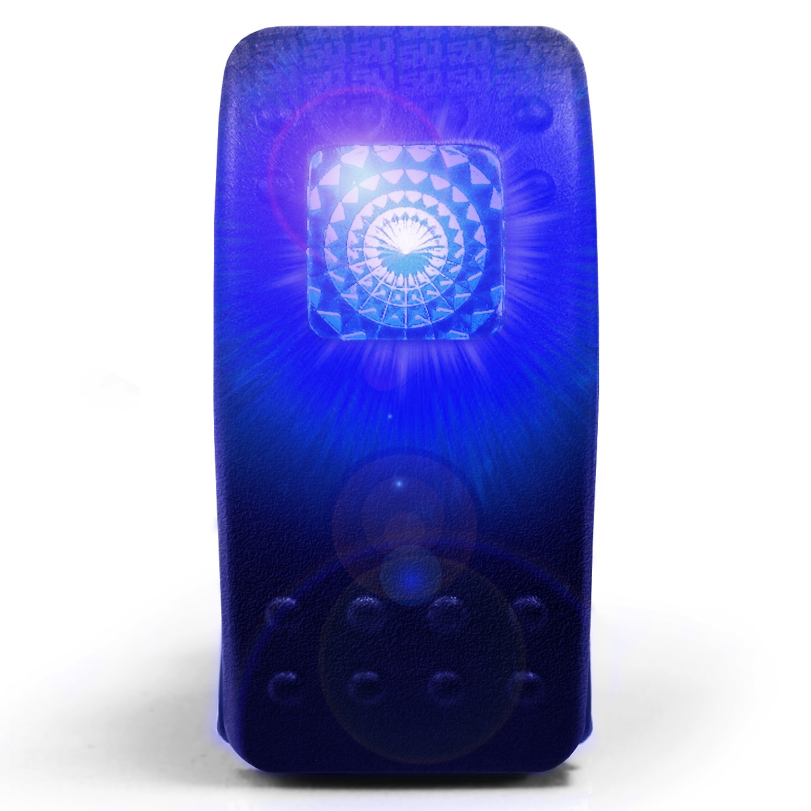 LED 3 pin Illuminated 50 Caliber Racing Momentary On/Off Rocker Switch