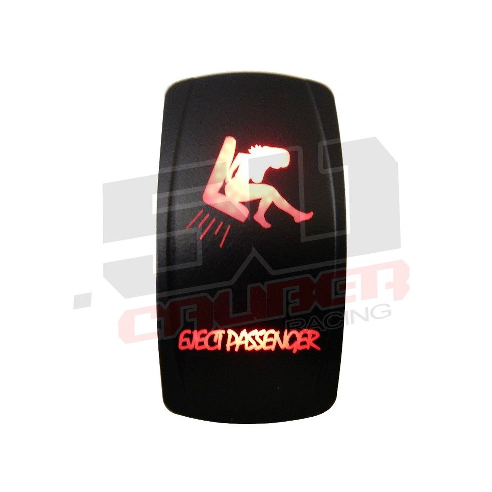 Illuminated rocker switch eject passenger Billet Aluminum Dash panel ...