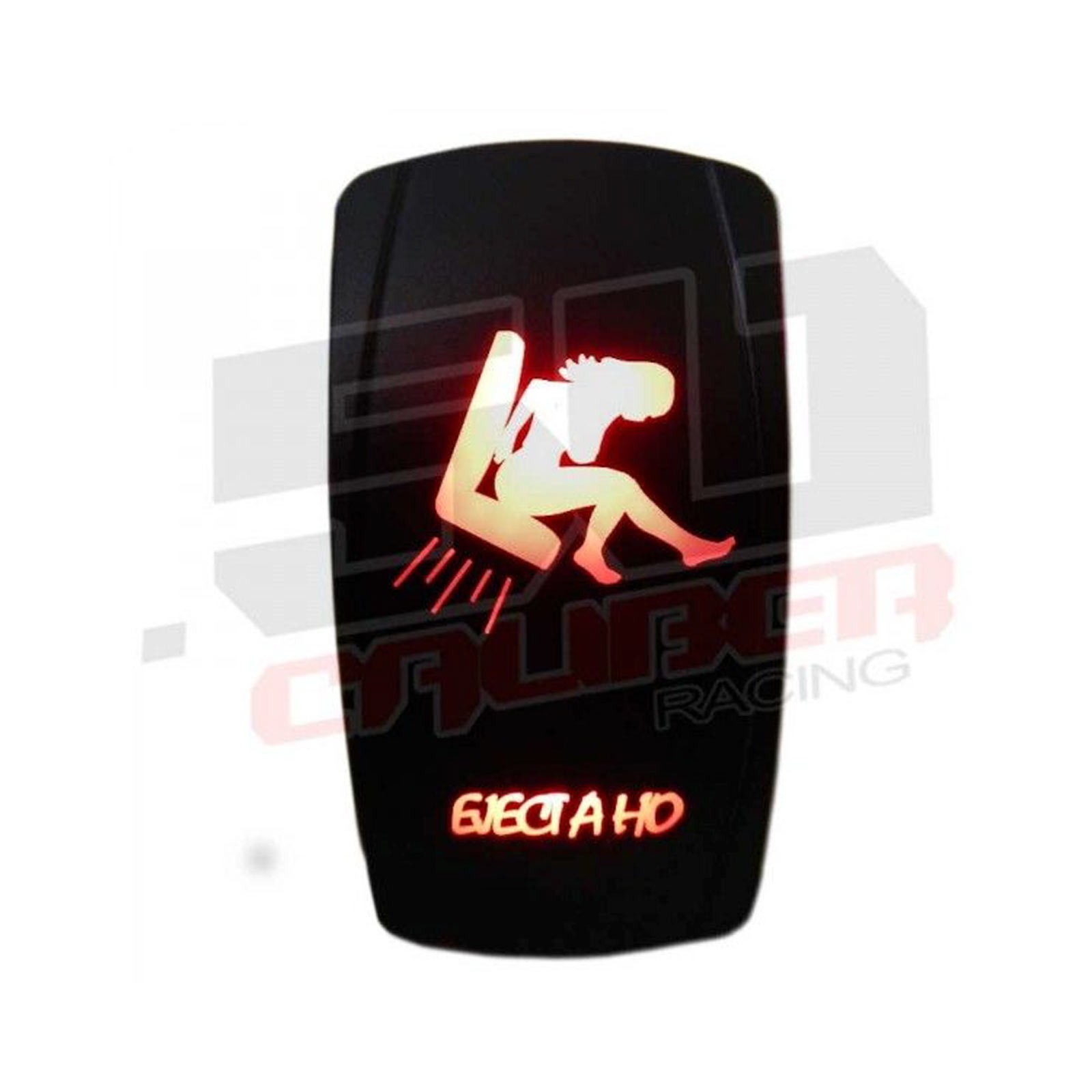 50 Caliber Racing Blue Illuminated Eject A Ho Rocker Switch